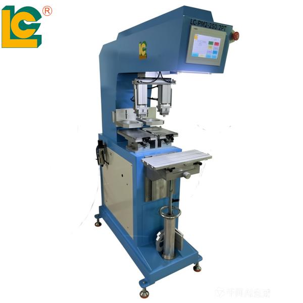 Quality LC 2-Color Closed Ink Cup Pad Printing Machine with Independent Pad Shuttle for sale