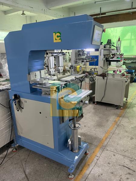 Quality LC 2-Color Closed Ink Cup Pad Printing Machine with Independent Pad Shuttle for sale