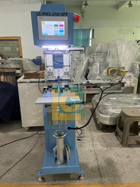 Quality LC 2-Color Closed Ink Cup Pad Printing Machine with Independent Pad Shuttle for sale