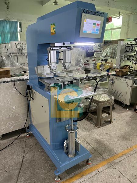 Quality LC 2-Color Closed Ink Cup Pad Printing Machine with Independent Pad Shuttle for sale
