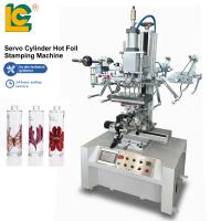 Quality Servo Control Round Bottle Hot Foil Stamping Machine for Cups Jars Tubes for sale