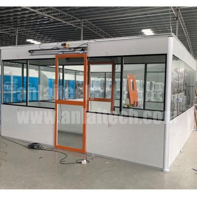 China Quarto desinfetado modular padrão do ISO 5 PBF com chuveiro de ar à venda