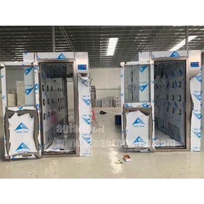 China Electronic industry air shower pass box for sale