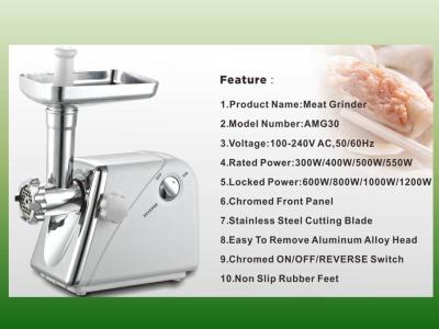 China Practical Home multi-function home electric meat grinder Mincer GK-AMG30 for sale