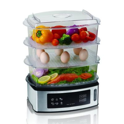 China High Power Auto off 7 programmes External water 11L Digital Stainless Steel Steam Cooker GK-SC03 for sale