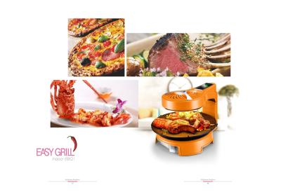 China BRAND NEW  ARRIVAL Smokeless bbq grill for indoor, no smoke electric bbq grills GK-CR-01K for sale