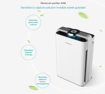 China Electrical portable negative ions home ozone air purifier hepa filter OSL-KJ450FK08A for sale