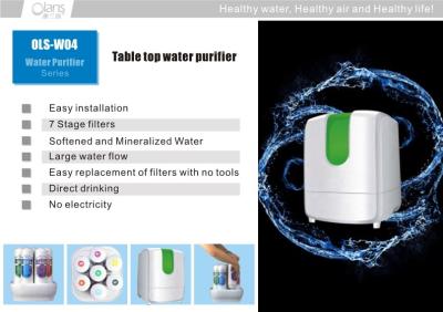 China Direct drinking faucet water source water purifier,  top mineral alkaline UF home water purifier OSL-W04 for sale