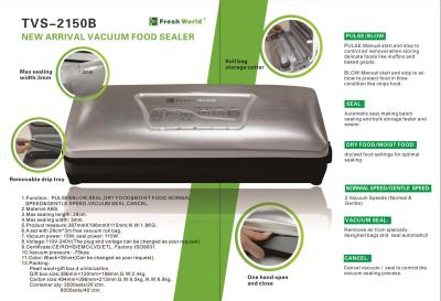 China Foob Vacuum Sealer Packaging Machine Film Sealer Vacuum packer GK-TVS-2150B for sale