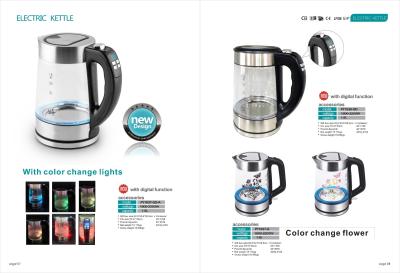 China 1.8 L Strix thermostat controller LED display Removeable  filter with kettle and overheating protection PY1837-GD-A for sale