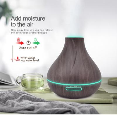 China Mini Aroma Essential Oil Diffuser, Wood Grain Cool Mist Humidifier for Office Home Study Yoga Spa GK-YX-100 for sale