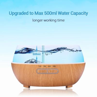 China Essential Oil Diffuser 400 ml for longer Mist - Cool Mist Aromatherapy with 7 changing Colored LED Lights GK-YX-088 for sale