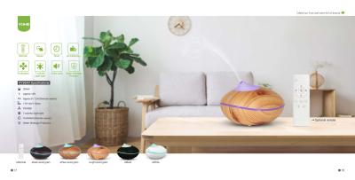 China New Product auto aroma diffuser Portable Cool Mist Humidifier Essential Oil Wood Electric Aroma Diffuser GK-RY26A for sale
