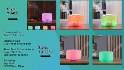 China New Product auto aroma diffuser Wholesale Aroma Diffused Oil Diffuser Humidifier With Led GK-YD-025 for sale