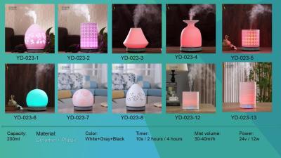 China New Product auto aroma diffuser Wholesale Aroma Diffused Oil Diffuser Humidifier With Led GK-YD-023-1 for sale