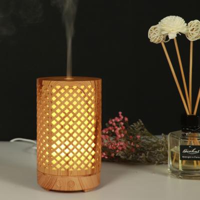 China 7 Color Changing LED Light Aromatherapy Essential Oil Diffuser air ultrasonic humidifier Light Wood color GK-YX125 for sale