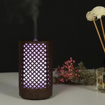 China 7 Color Changing LED Light Aromatherapy Essential Oil Diffuser air ultrasonic humidifier Light Wood color GK-YX125D for sale