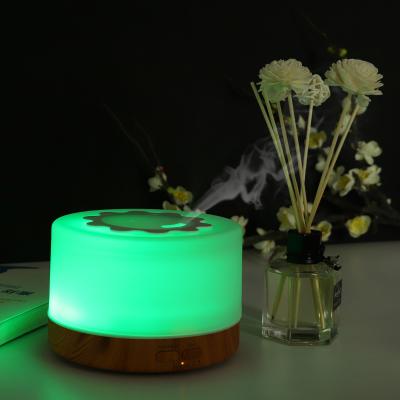 China 7 Color Changing LED Light Aromatherapy Essential Oil Diffuser air ultrasonic humidifier Light Wood color GK-YX-316 for sale