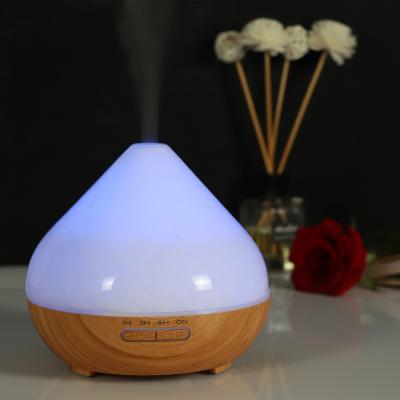China 7 Color Changing LED Light Aromatherapy Essential Oil Diffuser air ultrasonic humidifier Light Wood color GK-YX-BL015 for sale