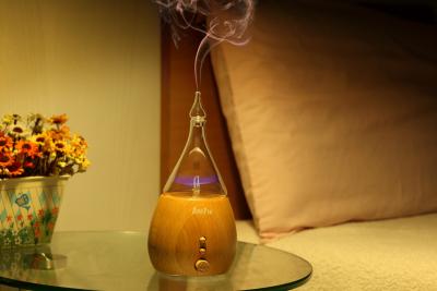 China 7 Color Changing LED Light Aromatherapy Essential Oil Diffuser air ultrasonic humidifier Light Wood color YD-036 for sale