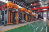 China Expanded Polystyrene ICF Block Forming Machine 1400x1200mm Mold Size PLC Control for sale