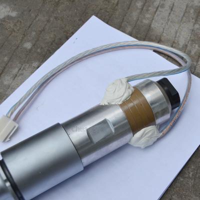 Cina guanti della mano 1500w che fanno il materiale di thermoplasticity del trasduttore 20Khz della macchina in vendita