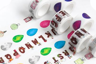 Cina Migliore nastro di Logo Custom Printing Japanese Masking Washi dell'autoadesivo di vendita in vendita