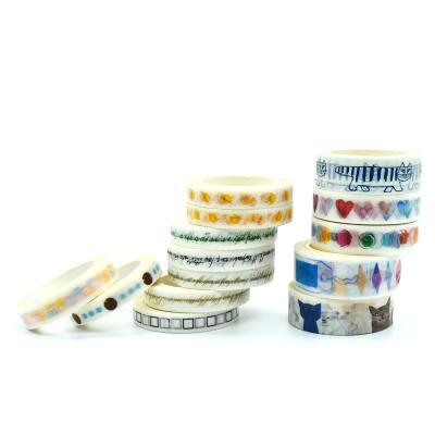 Cina Gli inglesi segnano le serie di cassette con lettere di 10mm Washi per la decorazione in vendita
