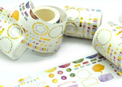 Cina Singolo nastro geometrico 15mm variopinto parteggiato di Washi della stagnola in vendita