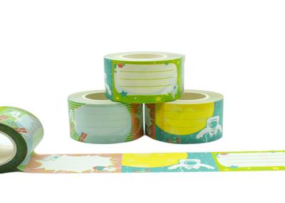 Cina Nastro su ordinazione standard dell'appunto scrivibile CMYK Washi in vendita