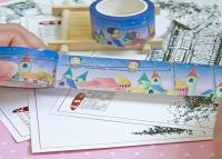 China Multicolor Anime Label Foil Masking Washi Tape for sale
