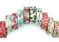 China Various Patterns Waterproof Christmas Paper Tape for sale