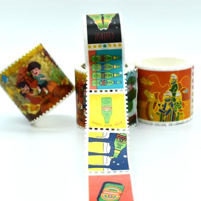 Cina Custom Cute DIY Masking Tape Printed Design Die Cut Stickers Washi Tape in vendita