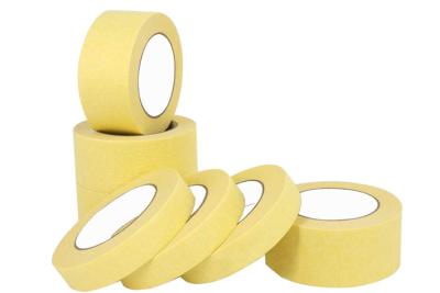 Cina Nastro protettivo della carta crespa giallo-chiaro smontabile nelle dimensioni 48mm x 50m in vendita