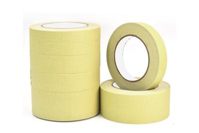 Cina Nastro protettivo della carta crespa giallo-chiaro smontabile nelle dimensioni 48mm x 50m in vendita