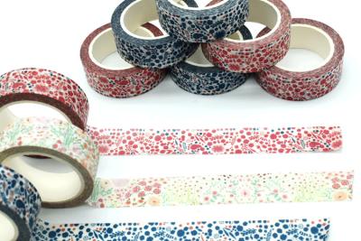 Cina Dicembre Eco CMYK acrilico che maschera il nastro di Washi per i computer portatili di DIY in vendita