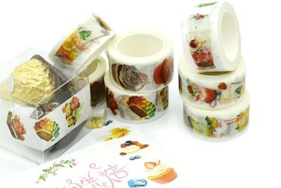 Cina Dolce del gelato del dicembre che maschera il nastro di Washi per l'album per ritagli in vendita