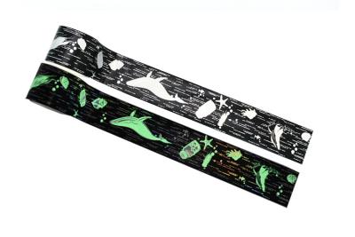 Cina Incandescenza di notte che maschera il nastro di Washi nell'indicatore scuro della decorazione di stampa laser di CMYK in vendita