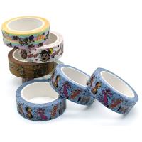 China 10m Patterned Self Adhesive Washi Paper Masking Tape for sale