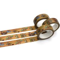 China 10m Patterned Self Adhesive Washi Paper Masking Tape for sale