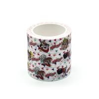 China 10m Patterned Self Adhesive Washi Paper Masking Tape for sale
