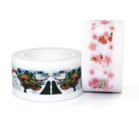 China 15mm Width Impermeable Decorative Glitter Washi Tape for sale
