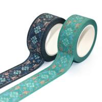 China 15mm Width Impermeable Decorative Glitter Washi Tape for sale