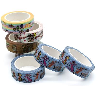 Cina Nastro sveglio creativo di Washi di memoria di tempo di festa di fantasia di vendita diretta della fabbrica del nastro di Washi di 2021 vendita calda in vendita