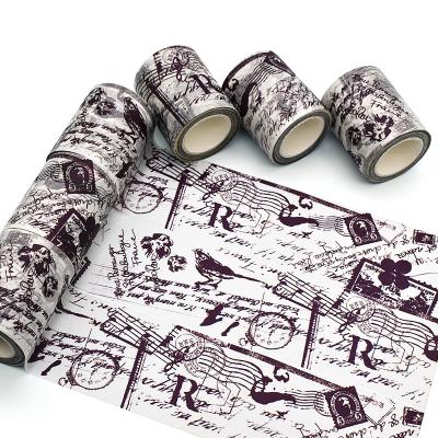 Cina Singolo nastro variopinto adesivo parteggiato di Washi per la decorazione dell'album per ritagli in vendita