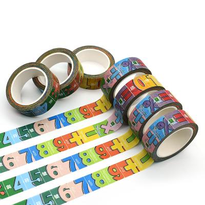 Cina Serie di cassette giapponesi di larghezza 20mm Washi per il pianificatore del taccuino in vendita