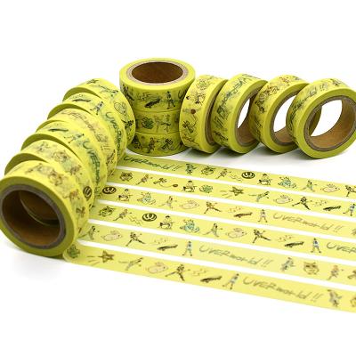 Cina Serie di cassette giapponesi di larghezza 20mm Washi per il pianificatore del taccuino in vendita