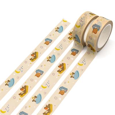 Cina Serie di cassette giapponesi di larghezza 20mm Washi per il pianificatore del taccuino in vendita