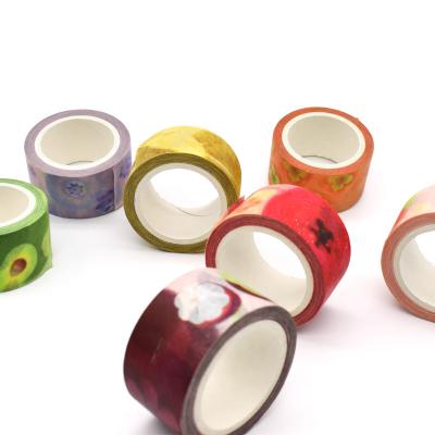 中国 Washi Tearable付着力の細いテープを衰退する色無し 販売のため