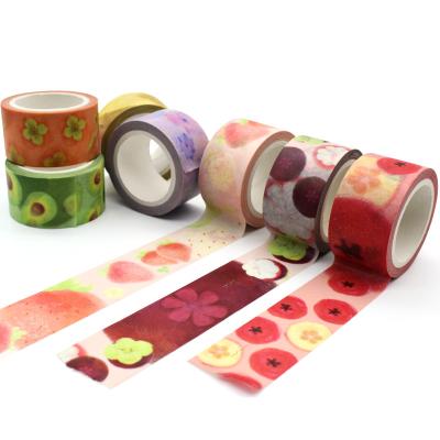 中国 Washi Tearable付着力の細いテープを衰退する色無し 販売のため